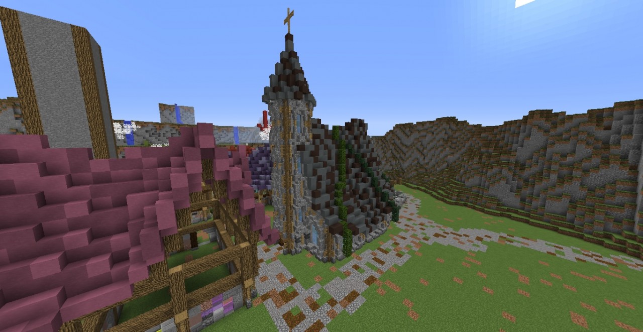 Magic / Fantasy town Minecraft Map