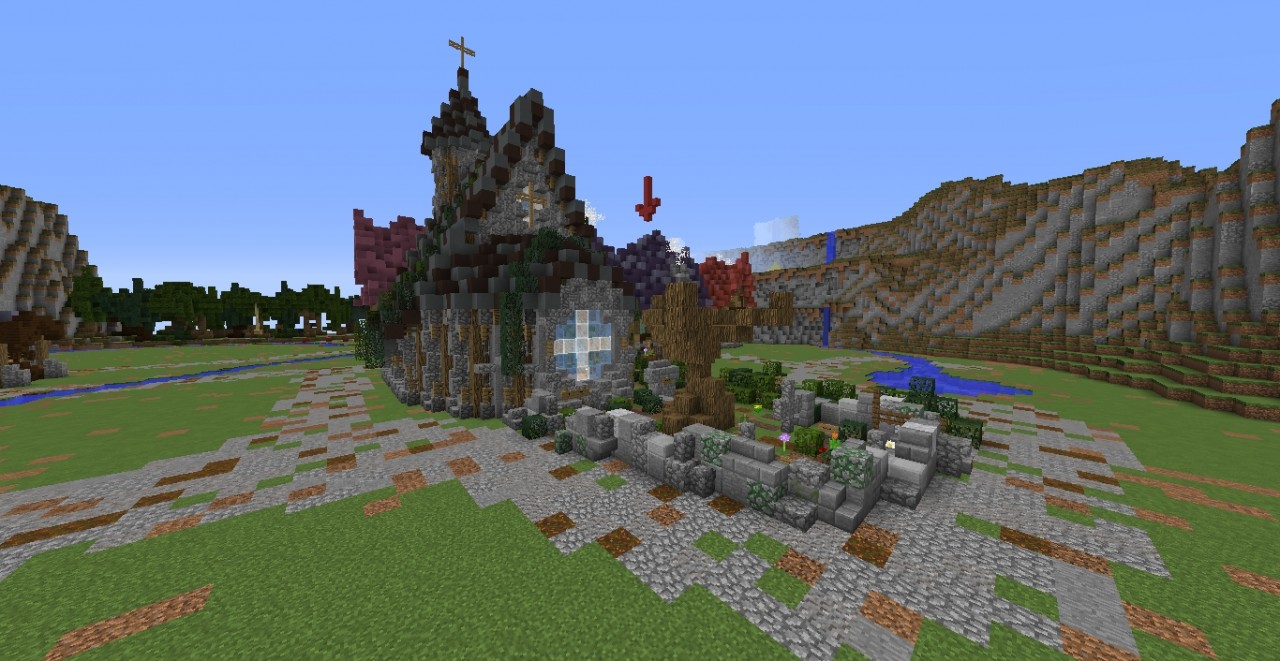 Magic / Fantasy town Minecraft Map