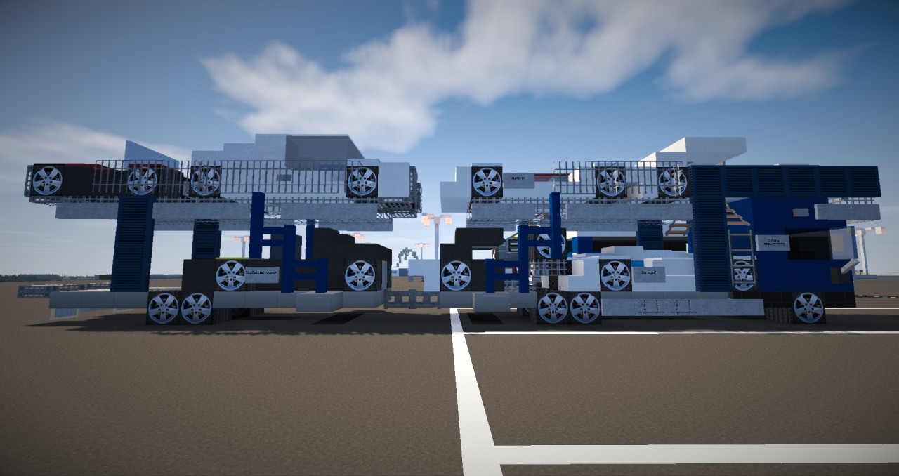 Vehicle - Car Transporter Minecraft Map