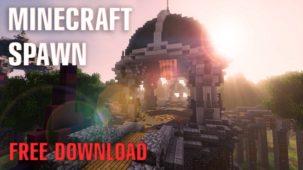 Earth, wind and fire | Minecraft Spawn | Free download Minecraft Map