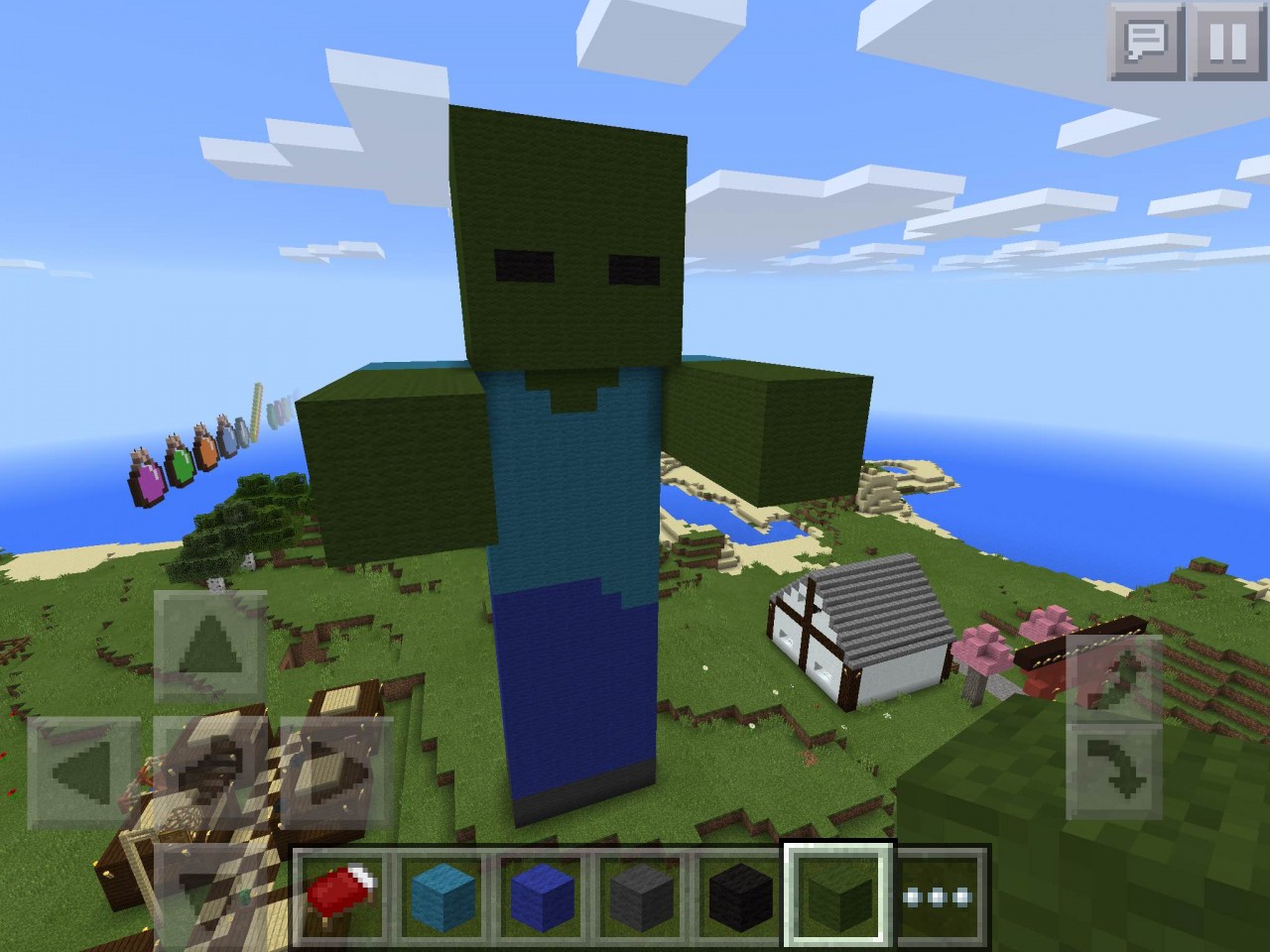 Simple Zombie Statue Minecraft Project