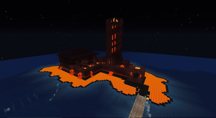 Nether/Ender Island Minecraft Map
