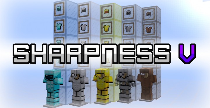 SHARPNESS V - a Sharp PvP-centric Resource Pack! {1.8} {32x} Minecraft ...