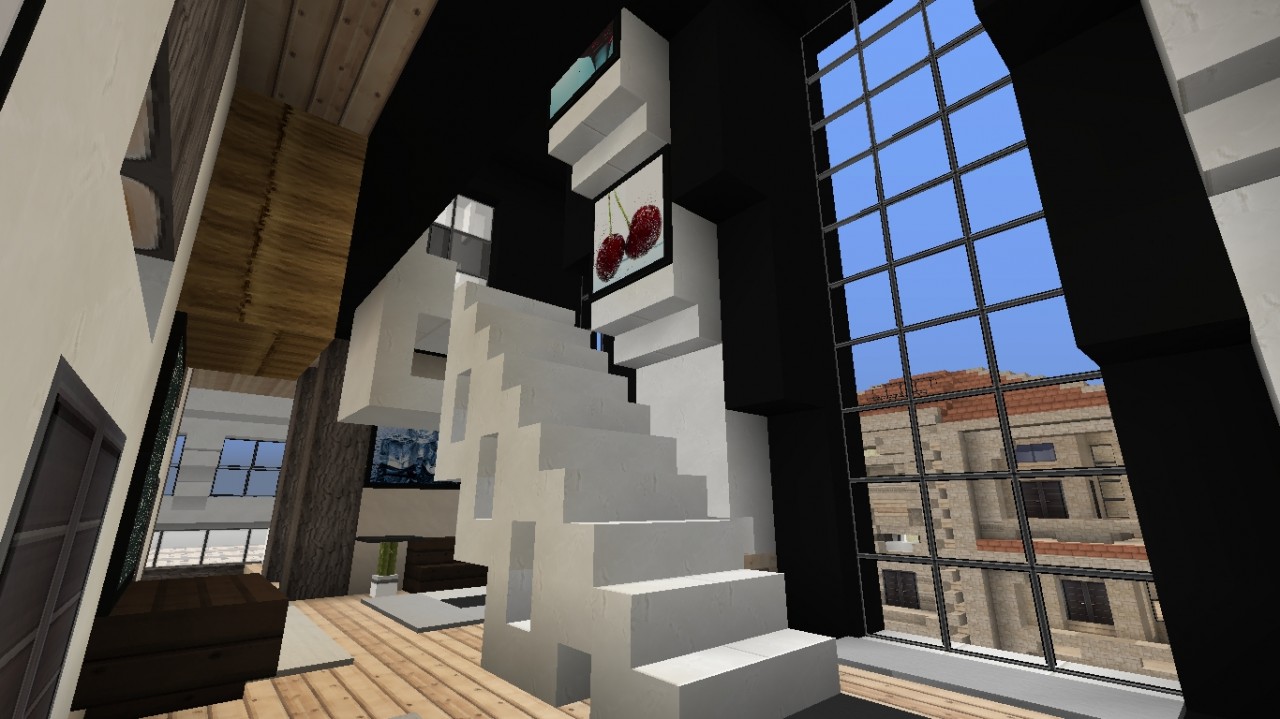 Modern Art-Style House Minecraft Map