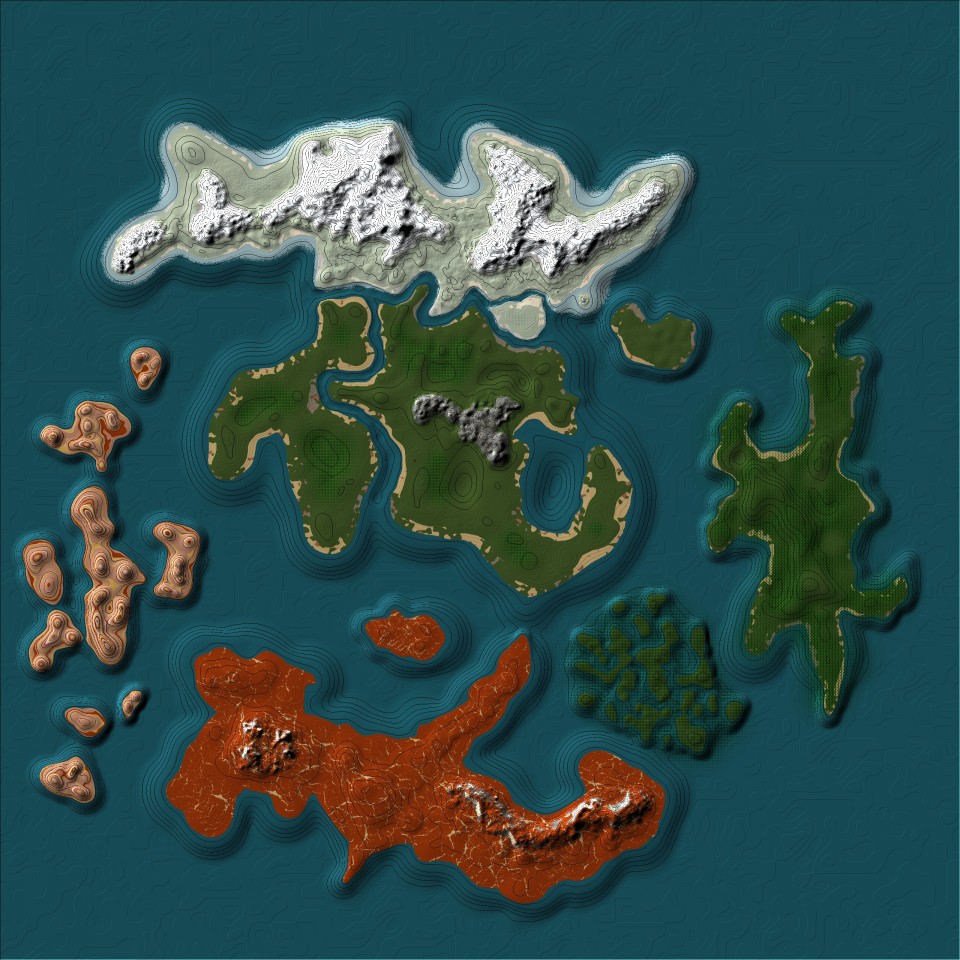 creative world Minecraft Map