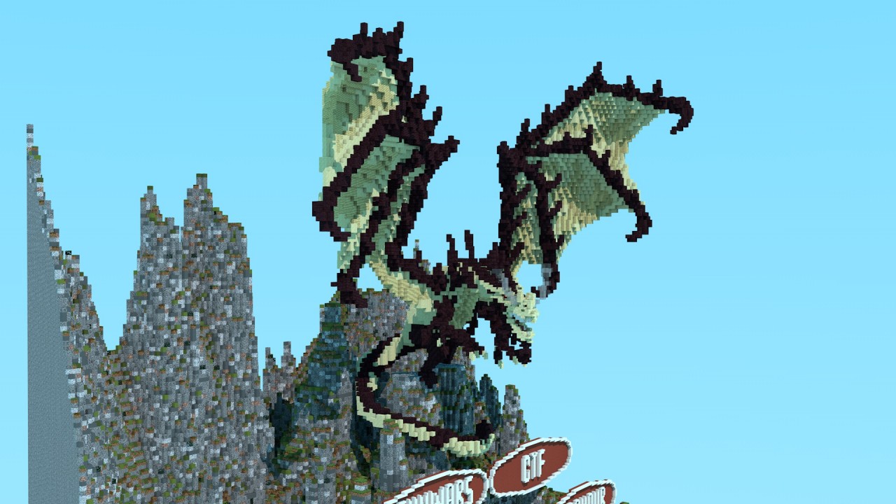 Eldrax's Attack - Dragon Minecraft Map