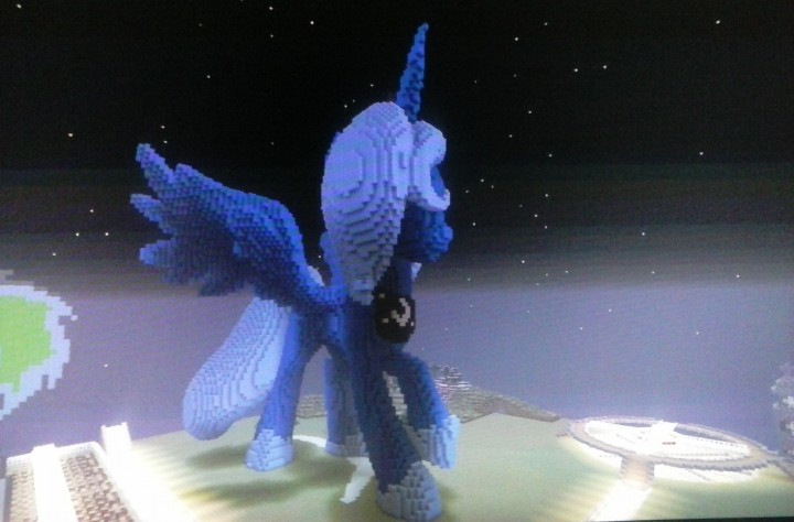 3D survival luna Minecraft Map