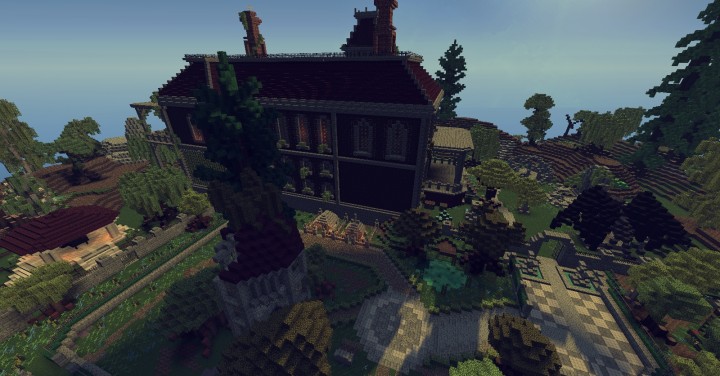 The Dark Forest Mansion Minecraft Map
