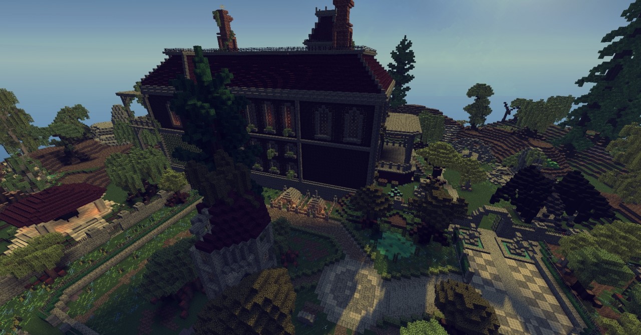 The Dark Forest Mansion Minecraft Map