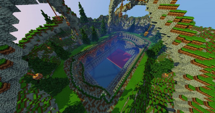 Turf Wars Minigame Map Minecraft Map
