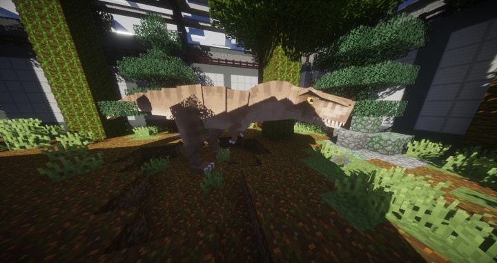 Jurassic World T.Rex Kingdom Arena Minecraft Map