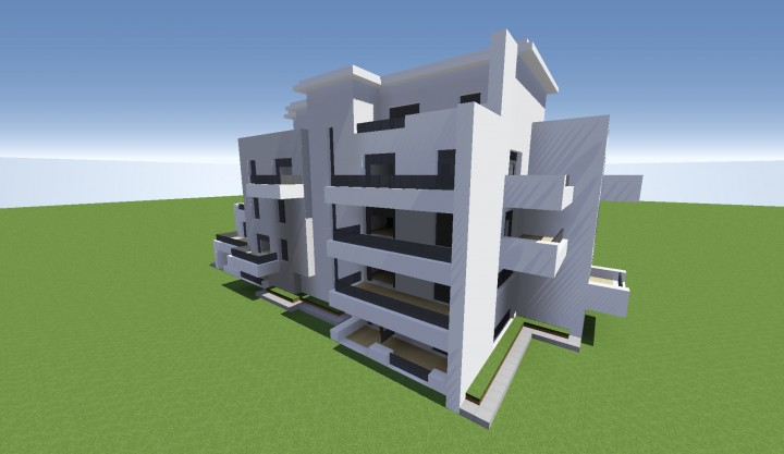 #10 a modern housing complex Minecraft Map