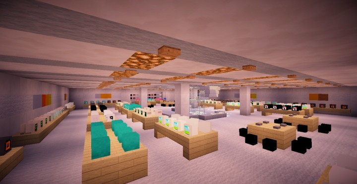 Apple Store in Minecraft Minecraft Map