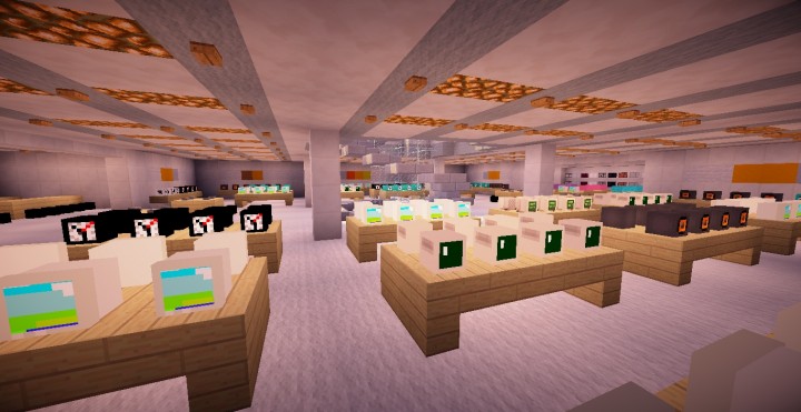 Apple Store in Minecraft Minecraft Map