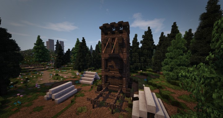 Medieval Siege Tower - #WeAreConquest Minecraft Map