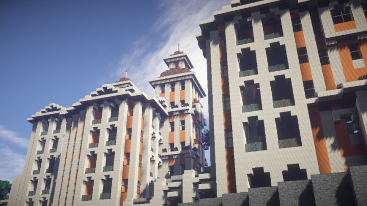 Mediterrenean Apartment Complex Minecraft Map