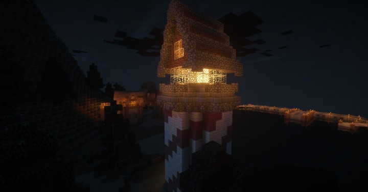 Medieval light house-medium Minecraft Map