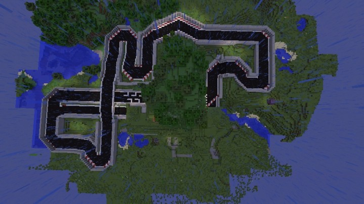 racetrack Minecraft Map