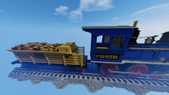 UPDATED* 4-4-0 American Steam Locomotive & Train, "Mineral ...