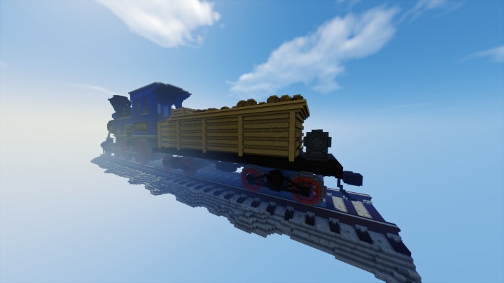 UPDATED* 4-4-0 American Steam Locomotive & Train, "Mineral ...