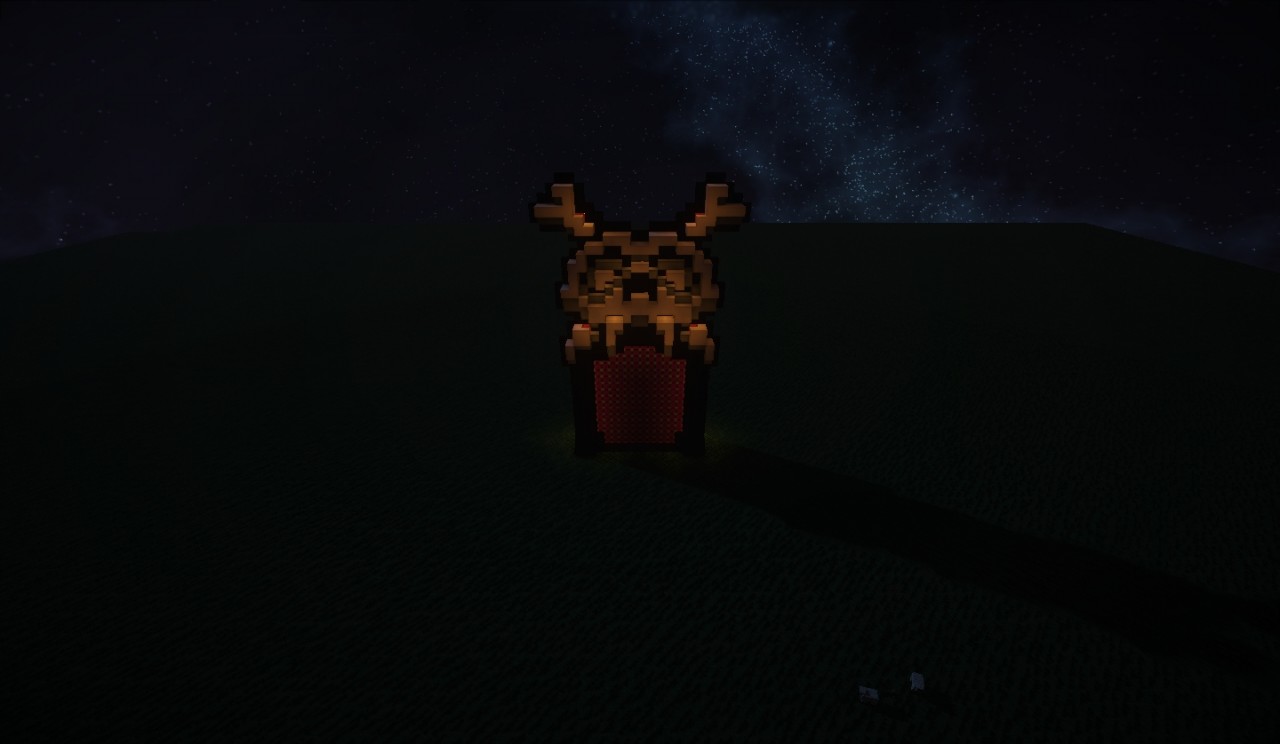 2,5D Skeleton Door Minecraft Map