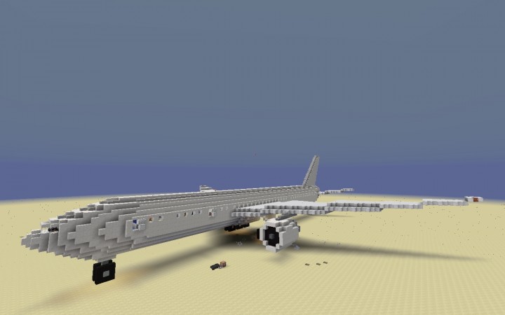 Boeing 777-200 Minecraft Map