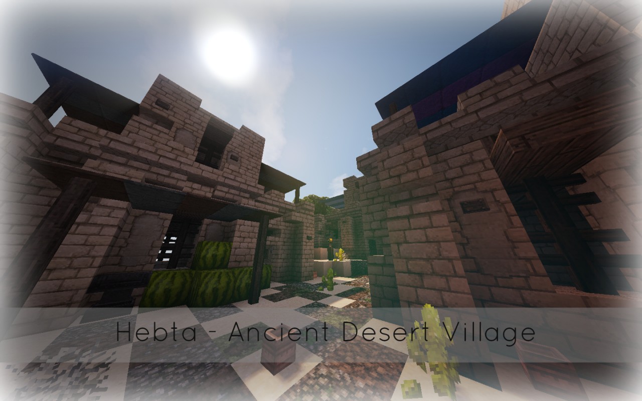 Hebta - A Desert Village Minecraft Map