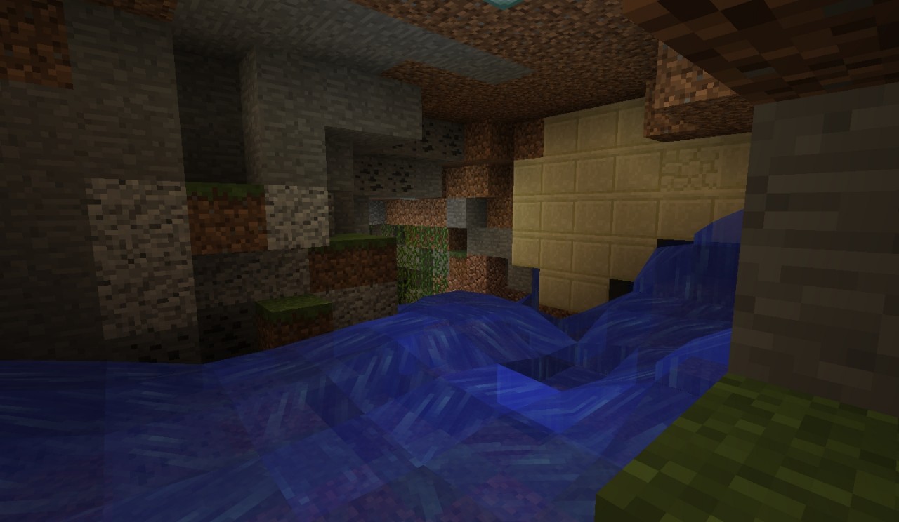 Our World: Hidden Areas: Custom Caving! Minecraft Map