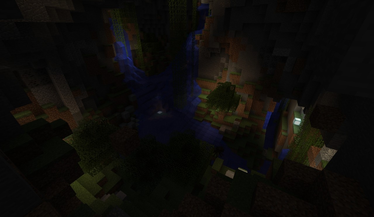 Our World: Hidden Areas: Custom Caving! Minecraft Map