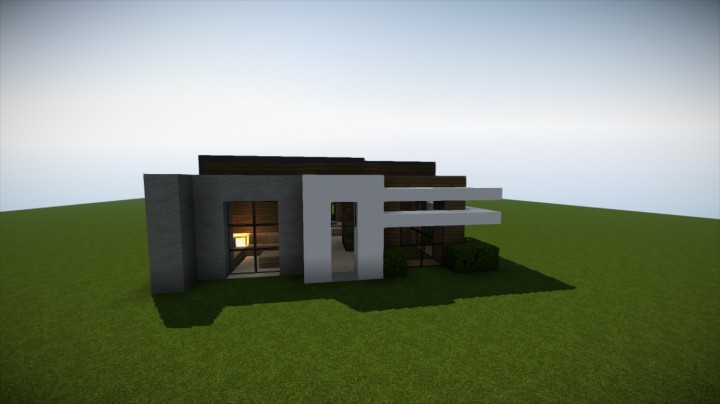 Small modern house Minecraft Map