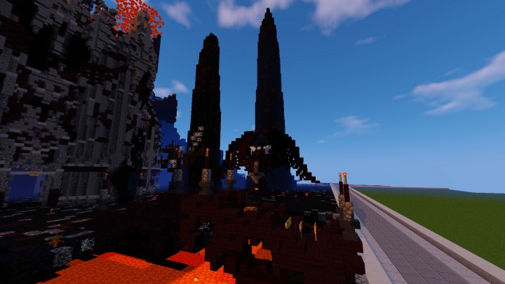 Dark Tower Build: Lord Of the Rings Minecraft Map