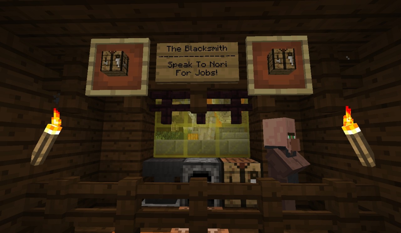 Our World: Jobs: The Blacksmith Minecraft Map