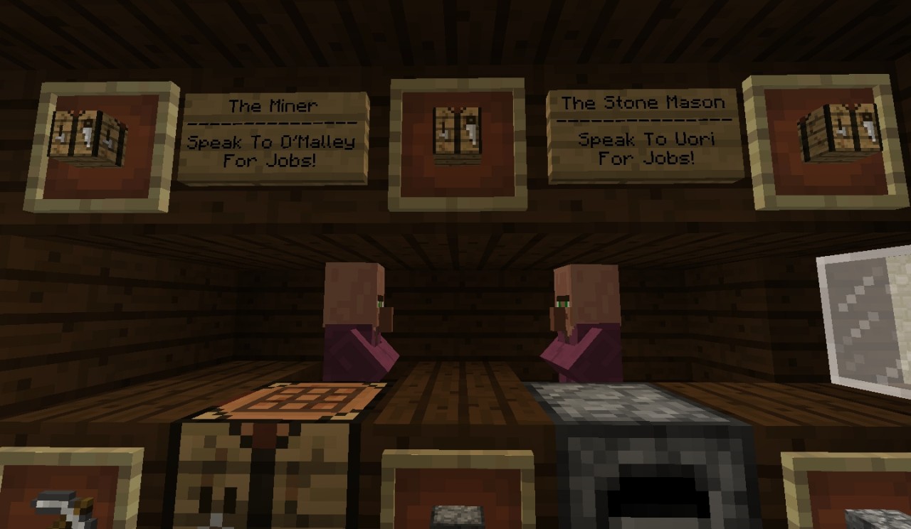 Our World: Jobs: The Blacksmith Minecraft Map