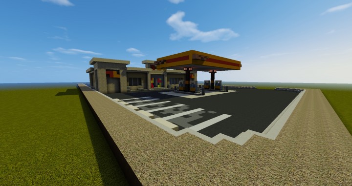 Love's Truck Stop | Realistic Build Series Minecraft Map