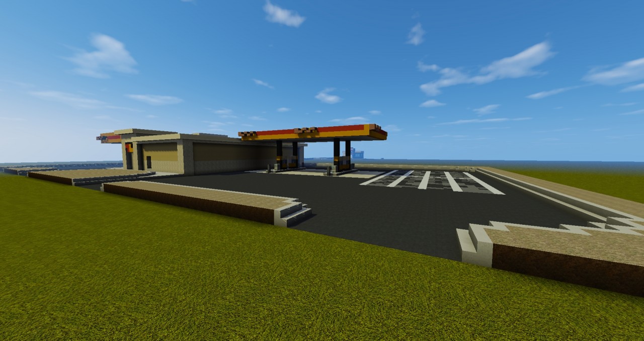 Love's Truck Stop | Realistic Build Series Minecraft Map