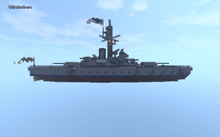 Coastal Defence Ship - Väinämöinen Design By Lord Dakr Minecraft Map