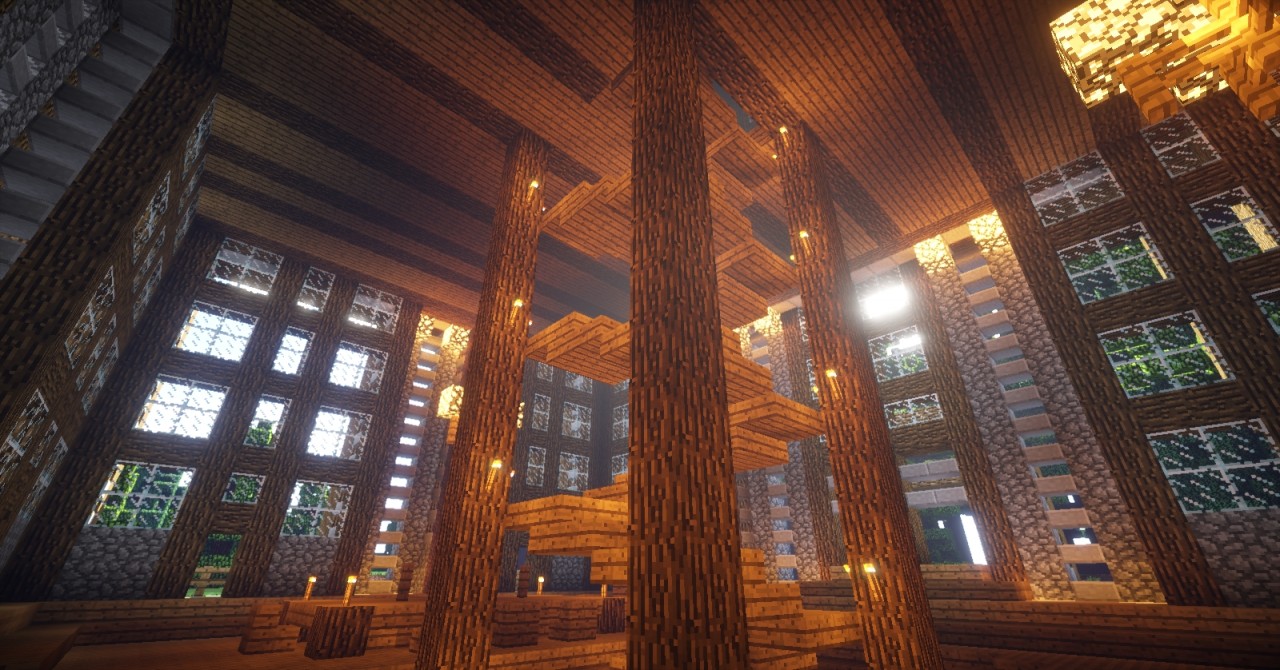 Medieval Guild hall- interior and exterior Minecraft Map