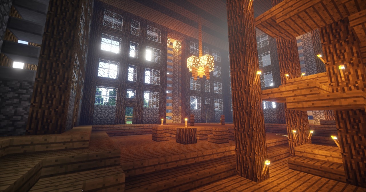 Medieval Guild hall- interior and exterior Minecraft Map