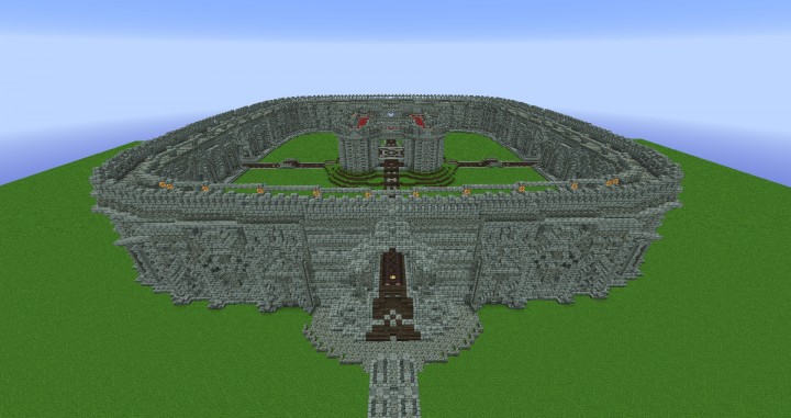 Detailed medium spawn Minecraft Map