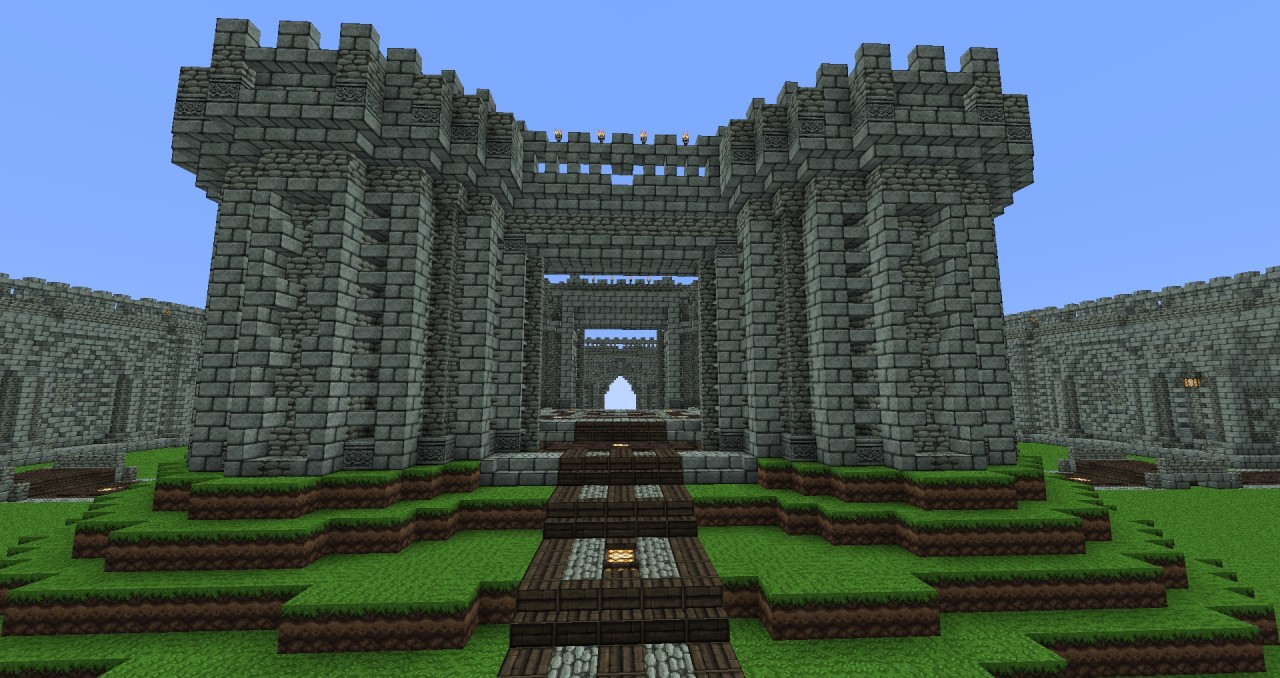 Detailed medium spawn Minecraft Map