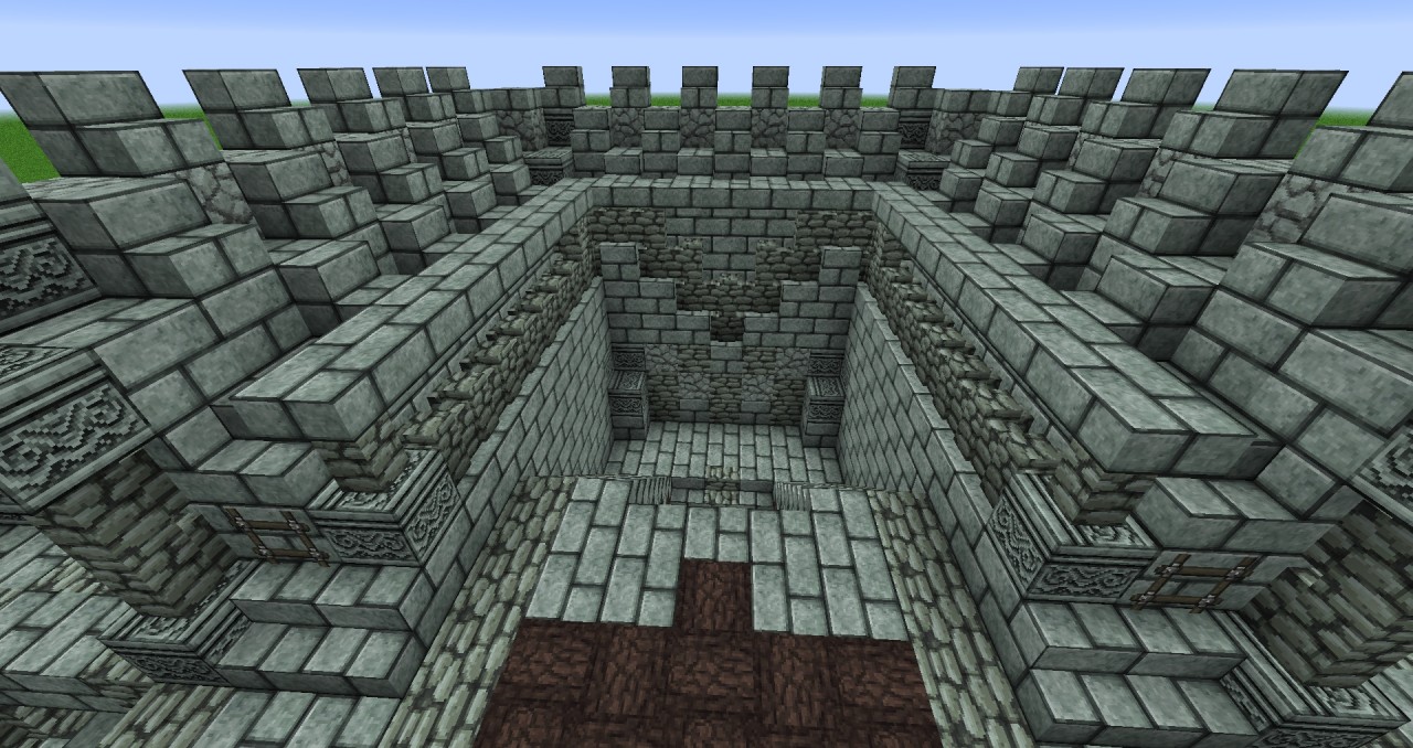 Small Square Castle Minecraft Map