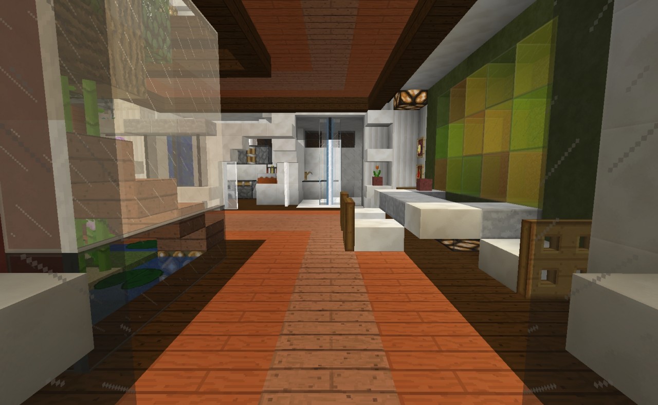 Modern House v1.0 HKPHC (First Floor, Interior) Minecraft Map