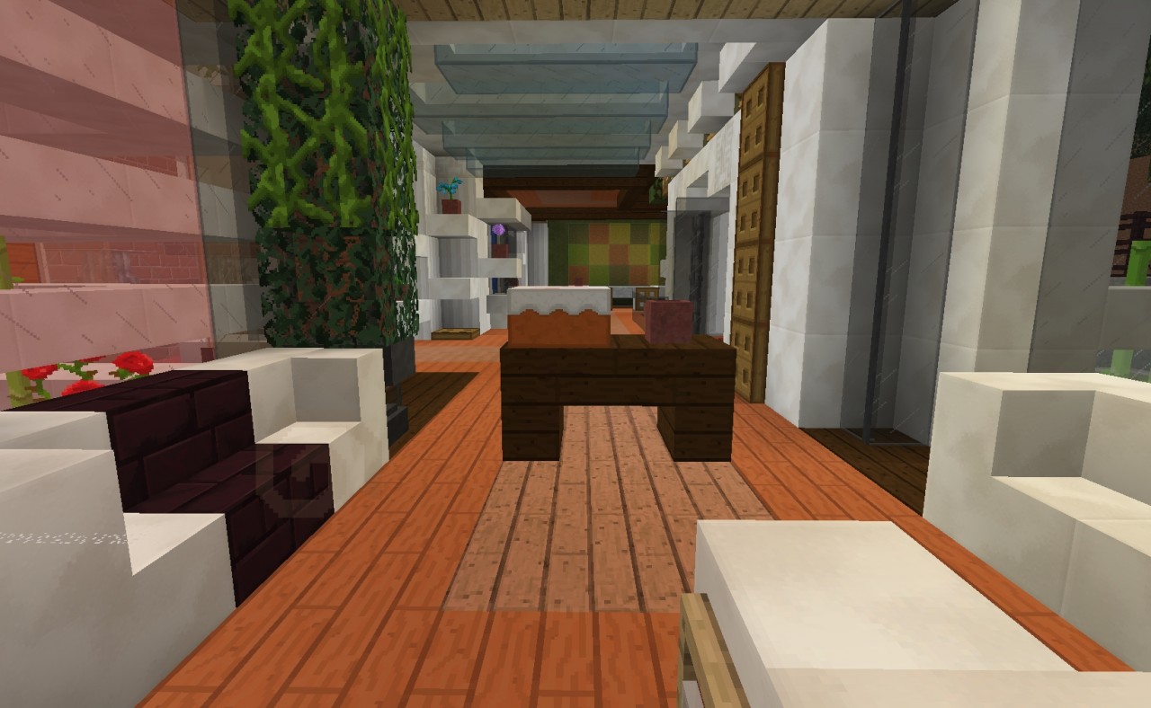 Modern House v1.0 HKPHC (First Floor, Interior) Minecraft Map