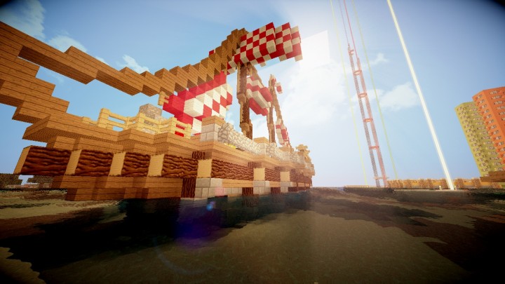 Medieval Ship - Medieval Village Project Minecraft Map