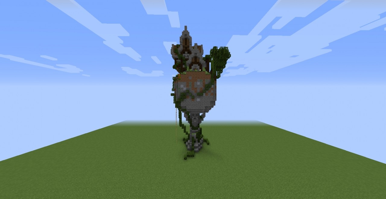 Atlas Holding the World - Minecraft House Minecraft Map