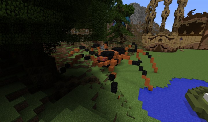 spider halloween Minecraft Map