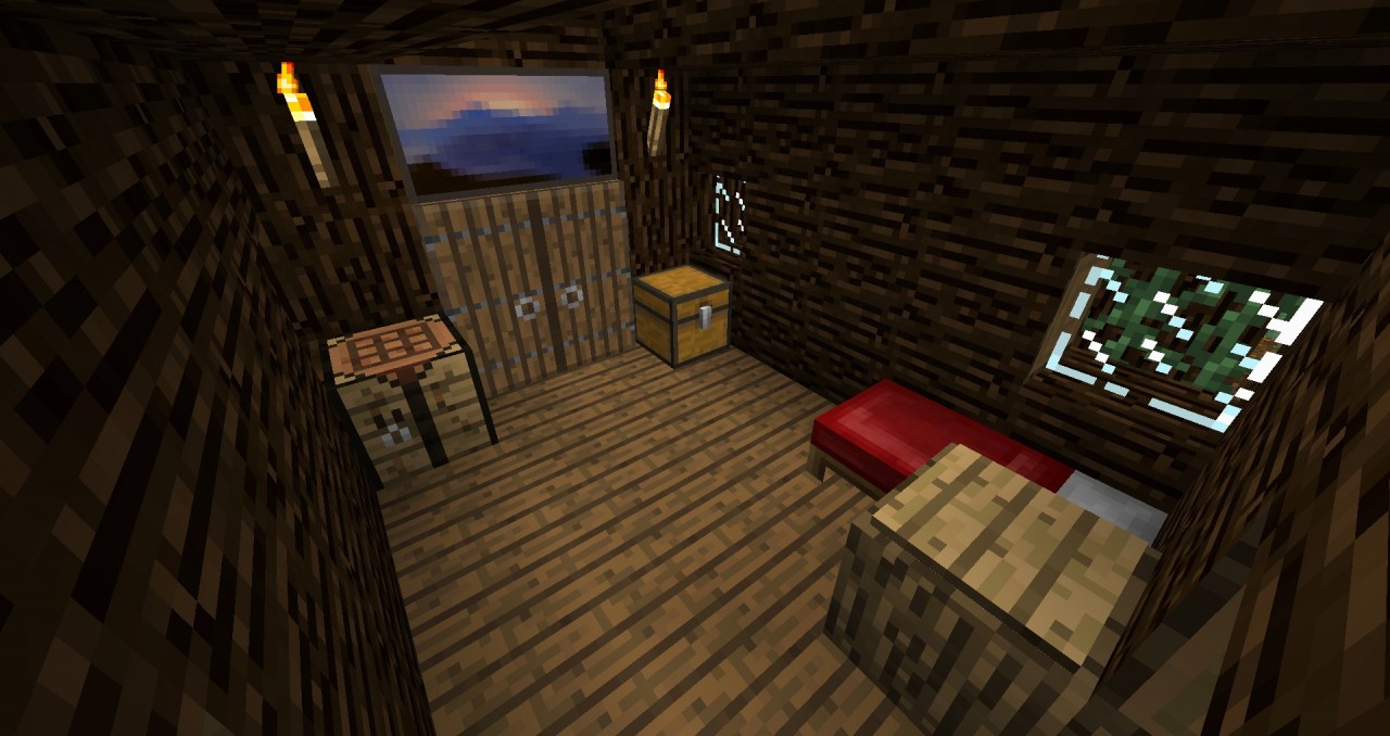 Small Hunting Cabin Minecraft Map