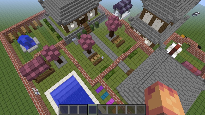 pink tree resort Minecraft Map