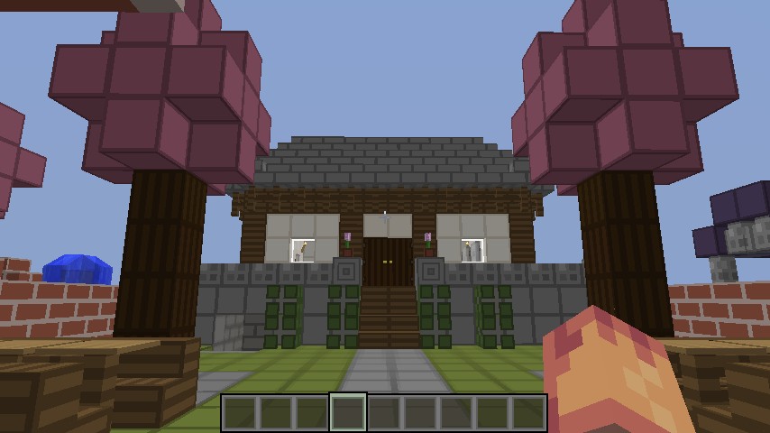 pink tree resort Minecraft Map