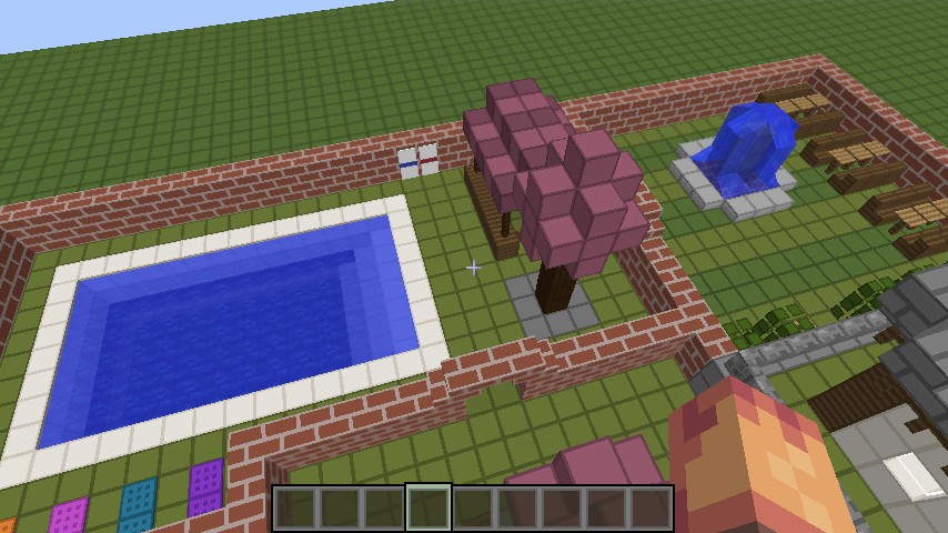 pink tree resort Minecraft Map